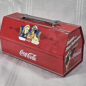 Coca Cola | Accents | Coca Cola Tin Wrench Handle Tool Box Lunch Box ...